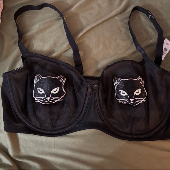 torrid | Intimates & Sleepwear | Torrid Black Cat Unlined Bra | Poshmark
